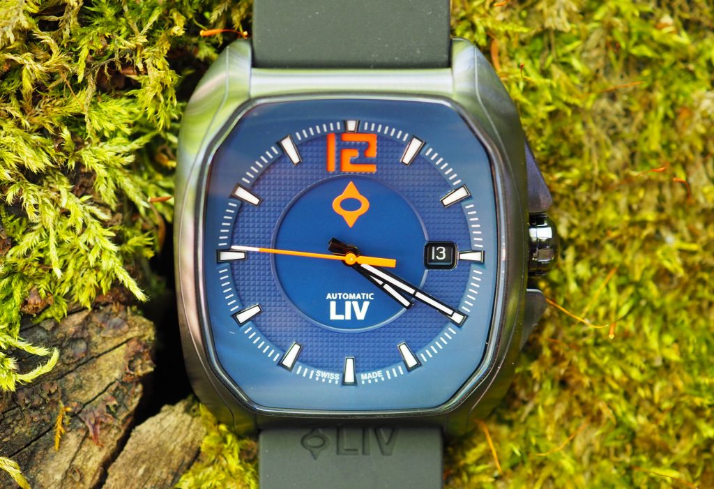 LIV Rebel-A Black IP Automatic Blue Dial Watch Review - WatchReviewBlog
