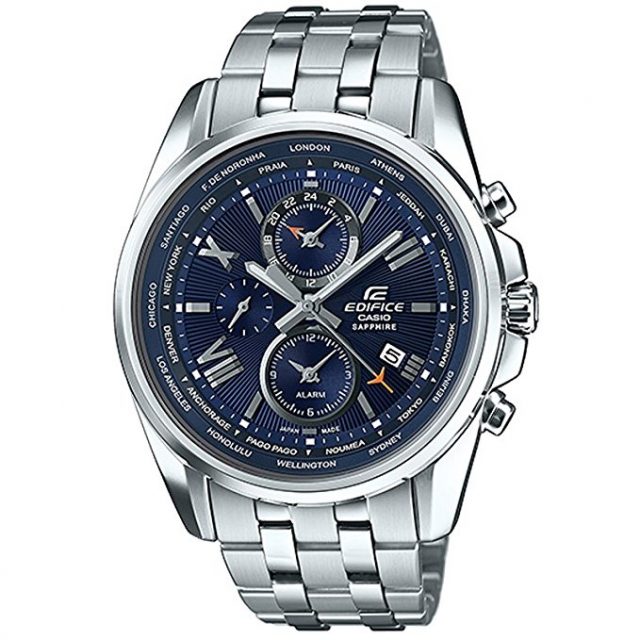 Casio Edifice EFB301JD-2A World-Time Watch Review - WatchReviewBlog