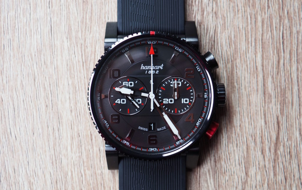Hanhart Primus Racer Black DLC Watch Review - WatchReviewBlog