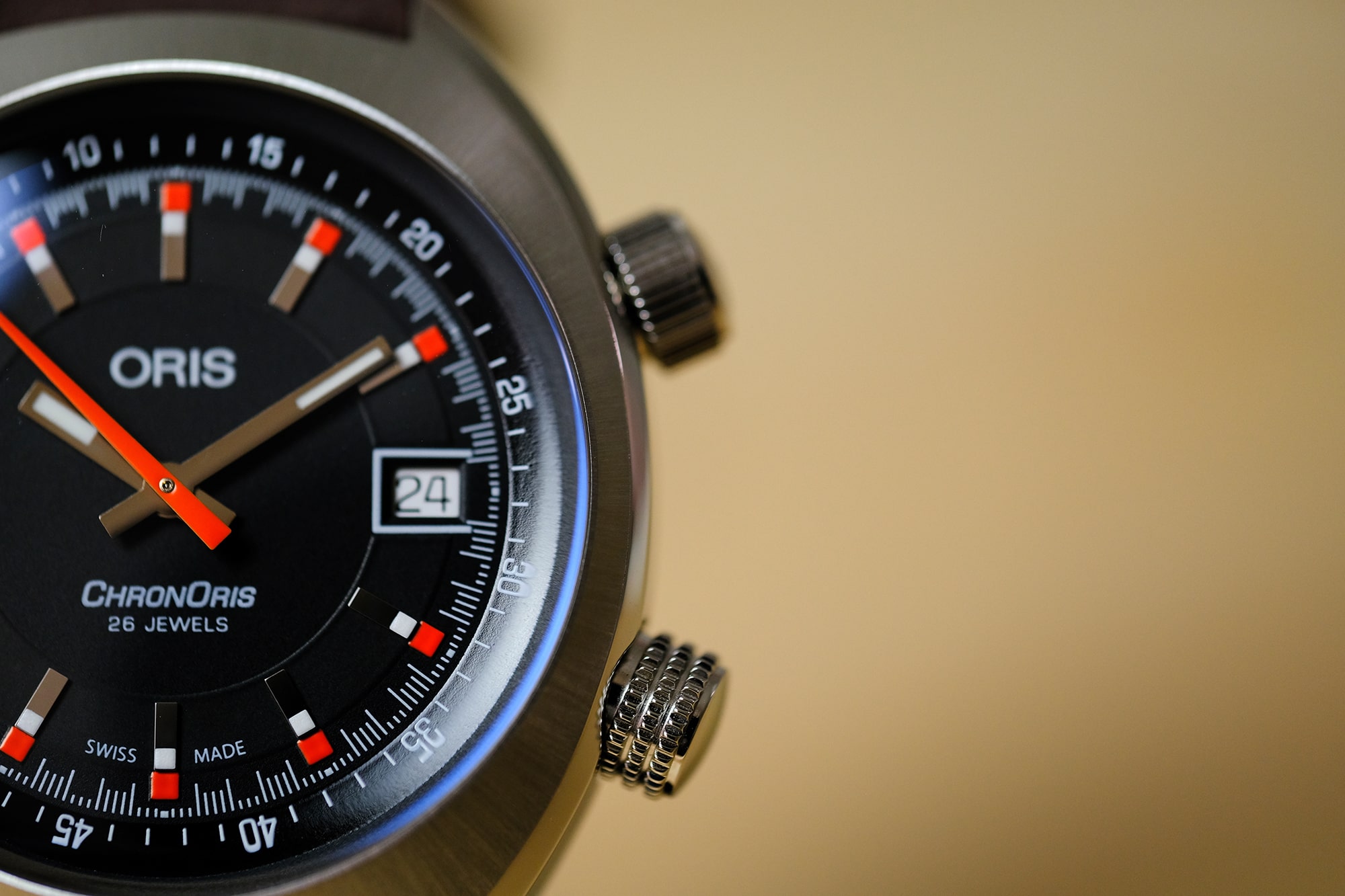 Oris Chronoris Date 39mm Black Dial Watch Review - WatchReviewBlog