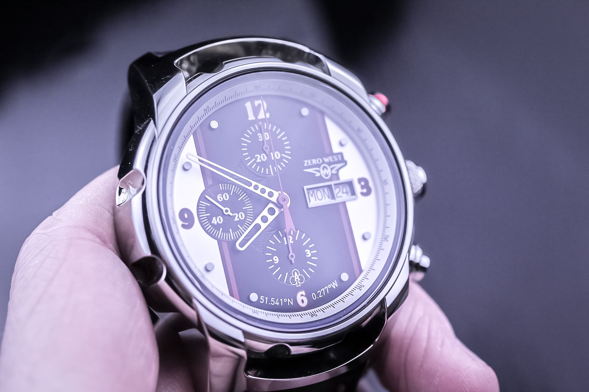 Zero West CR-1 Cafe Racer 1950s Chronograph Watch Review - WatchReviewBlog