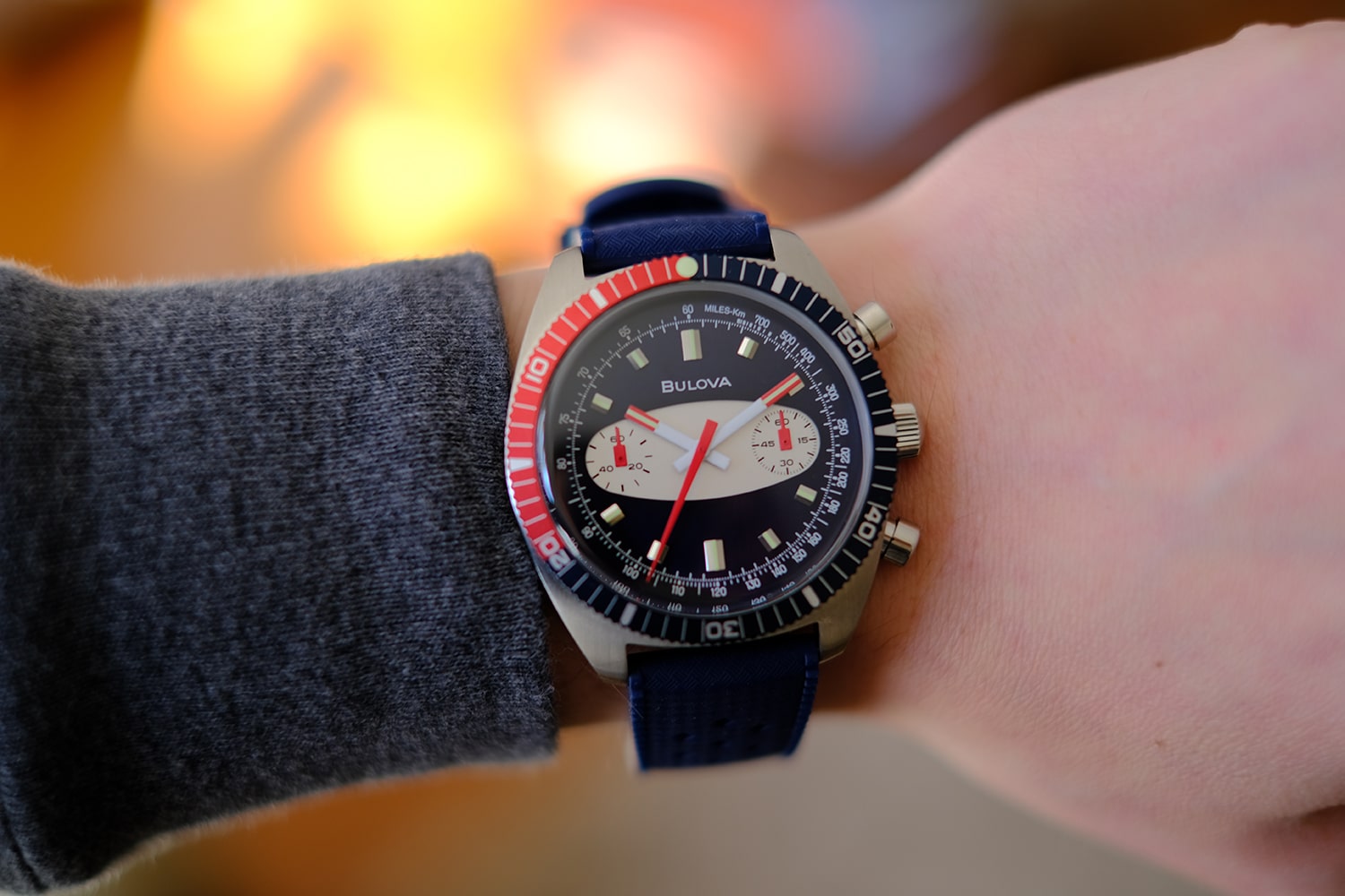 Bulova Chronograph A Surfboard Edition Watch Review - WatchReviewBlog