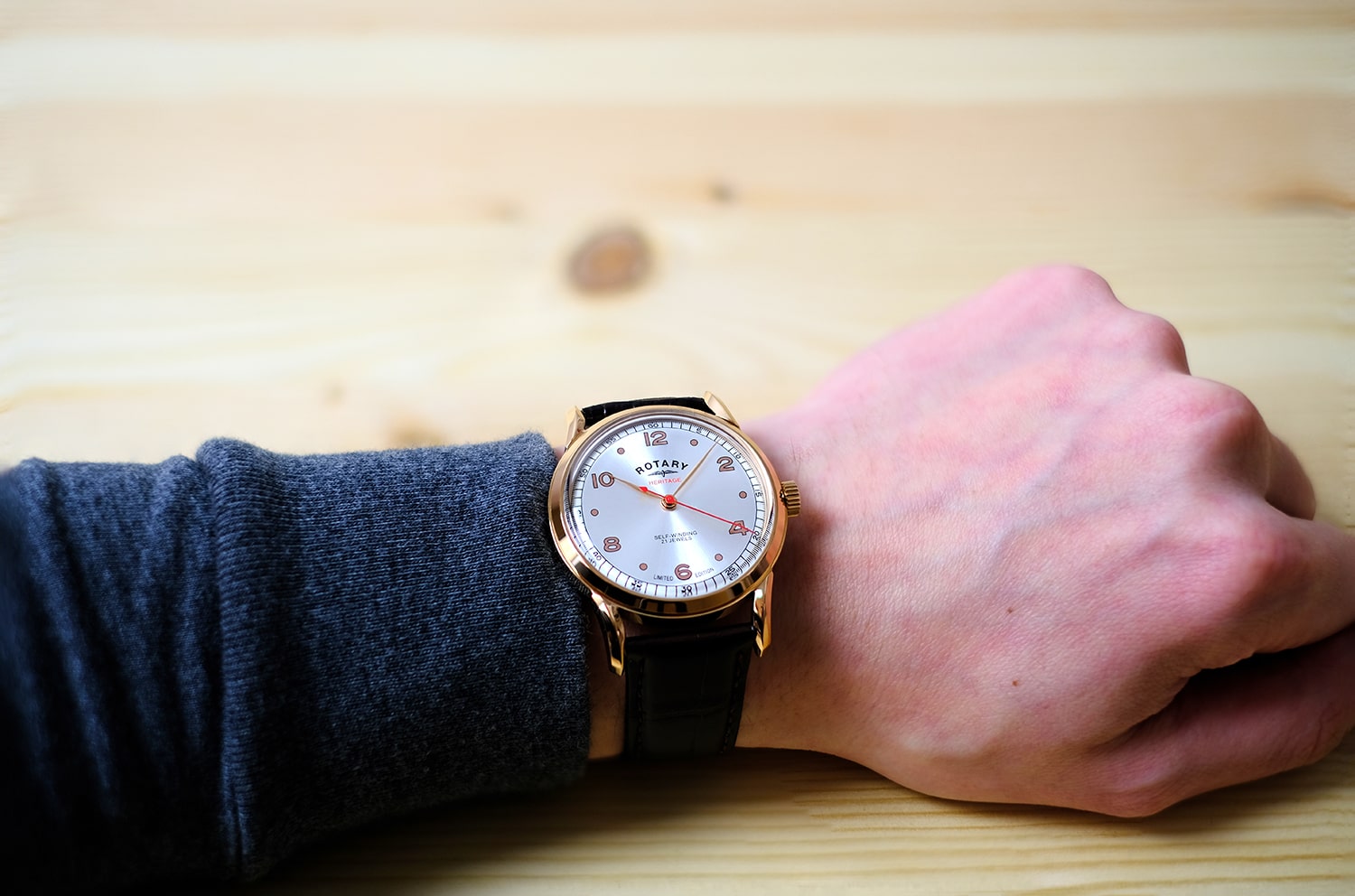 Rotary Heritage Limited Edition PVD Automatic Watch Review ...