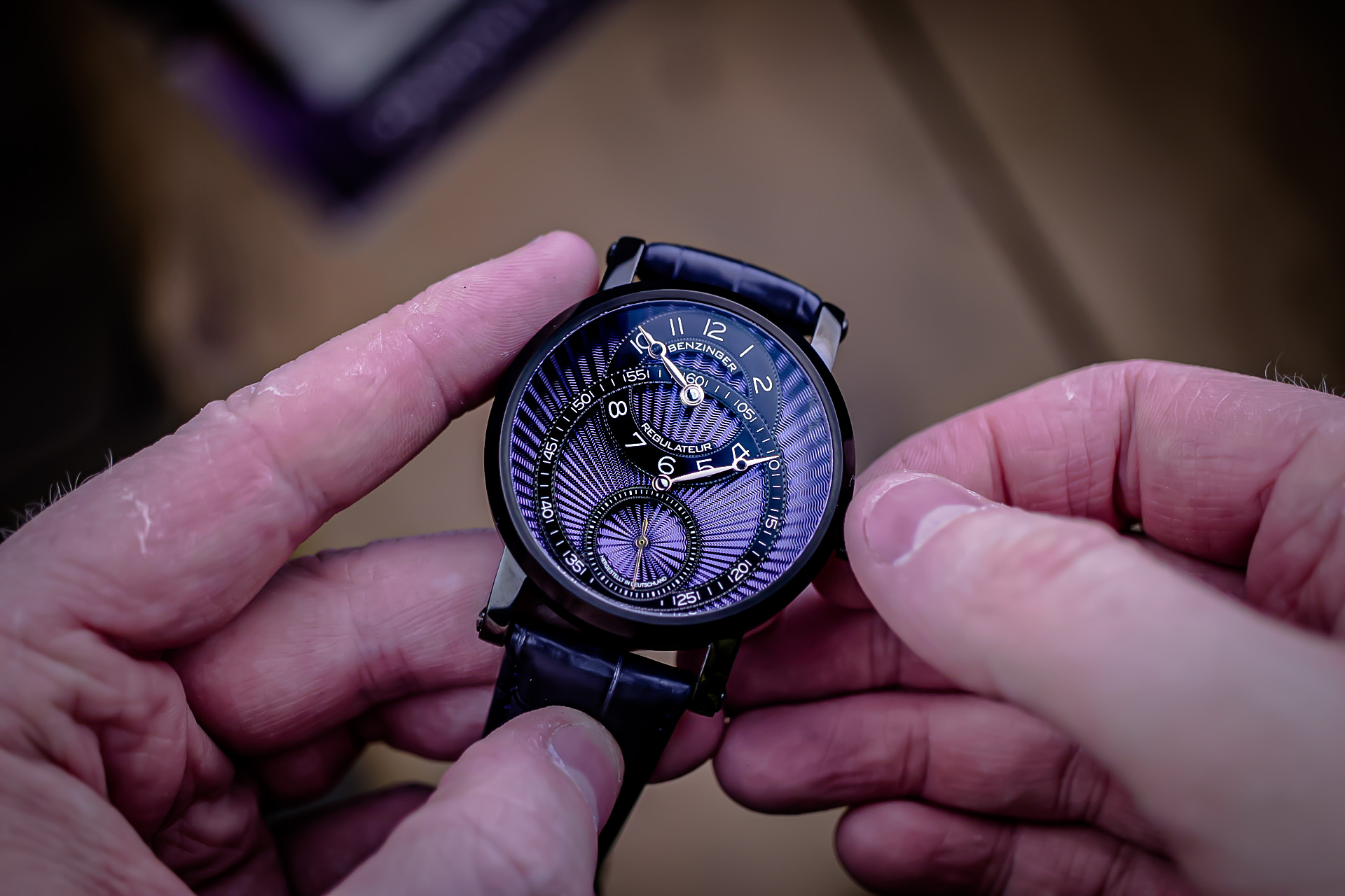Benzinger Regulator Blueblack Watch Review - WatchReviewBlog