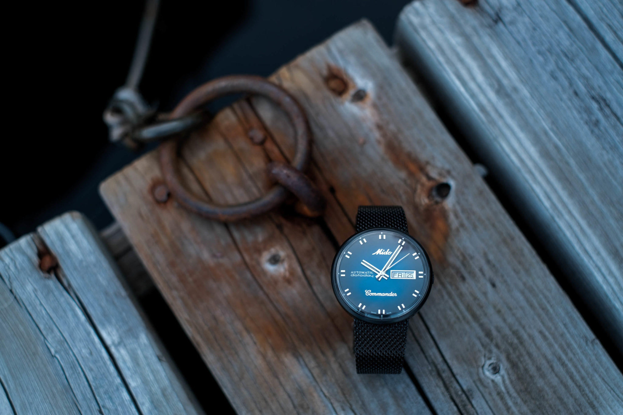 Mido Commander Blue Shade Watch Review - WatchReviewBlog