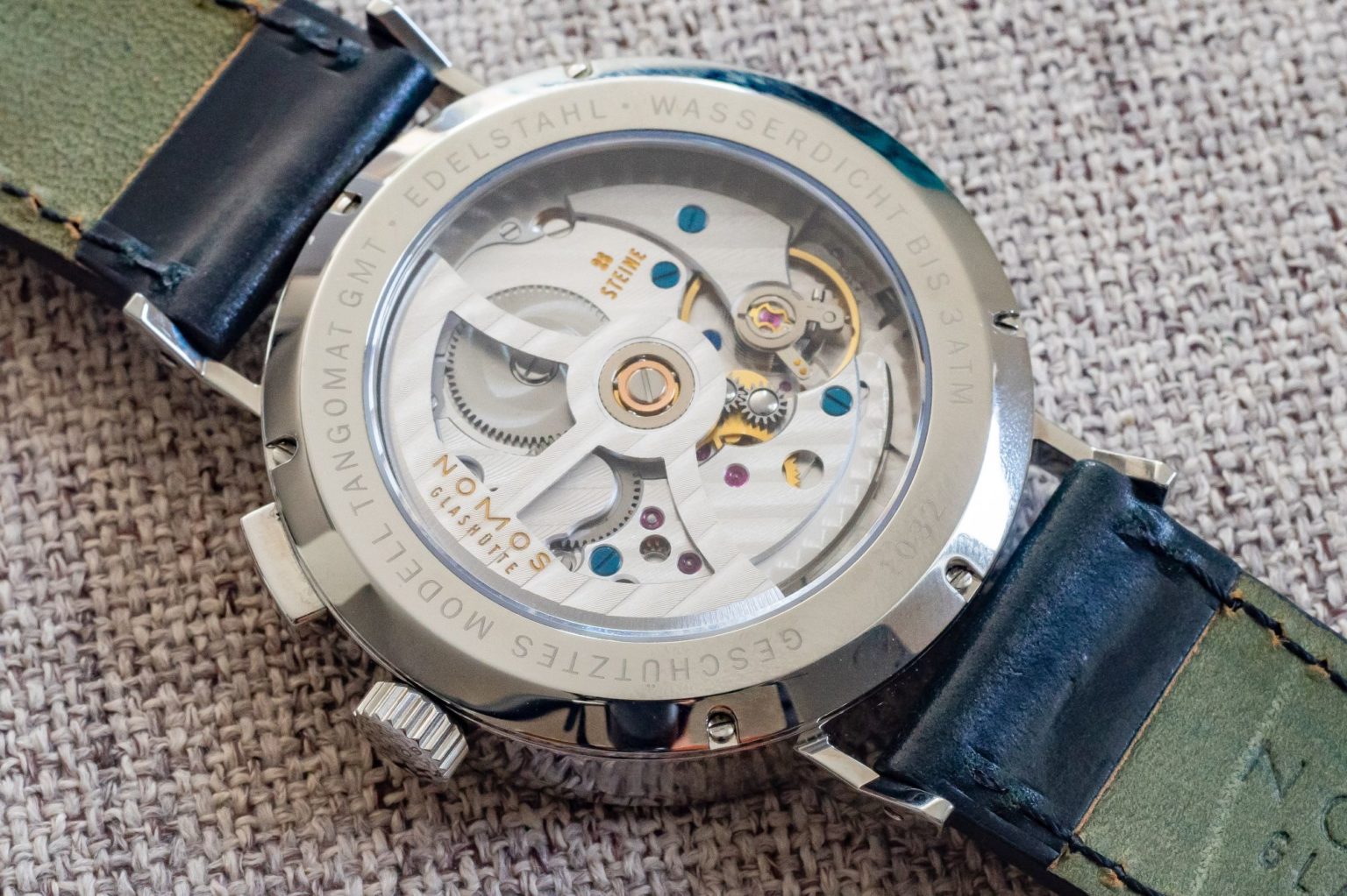 Nomos Glashütte Tangomat GMT Watch Review - WatchReviewBlog