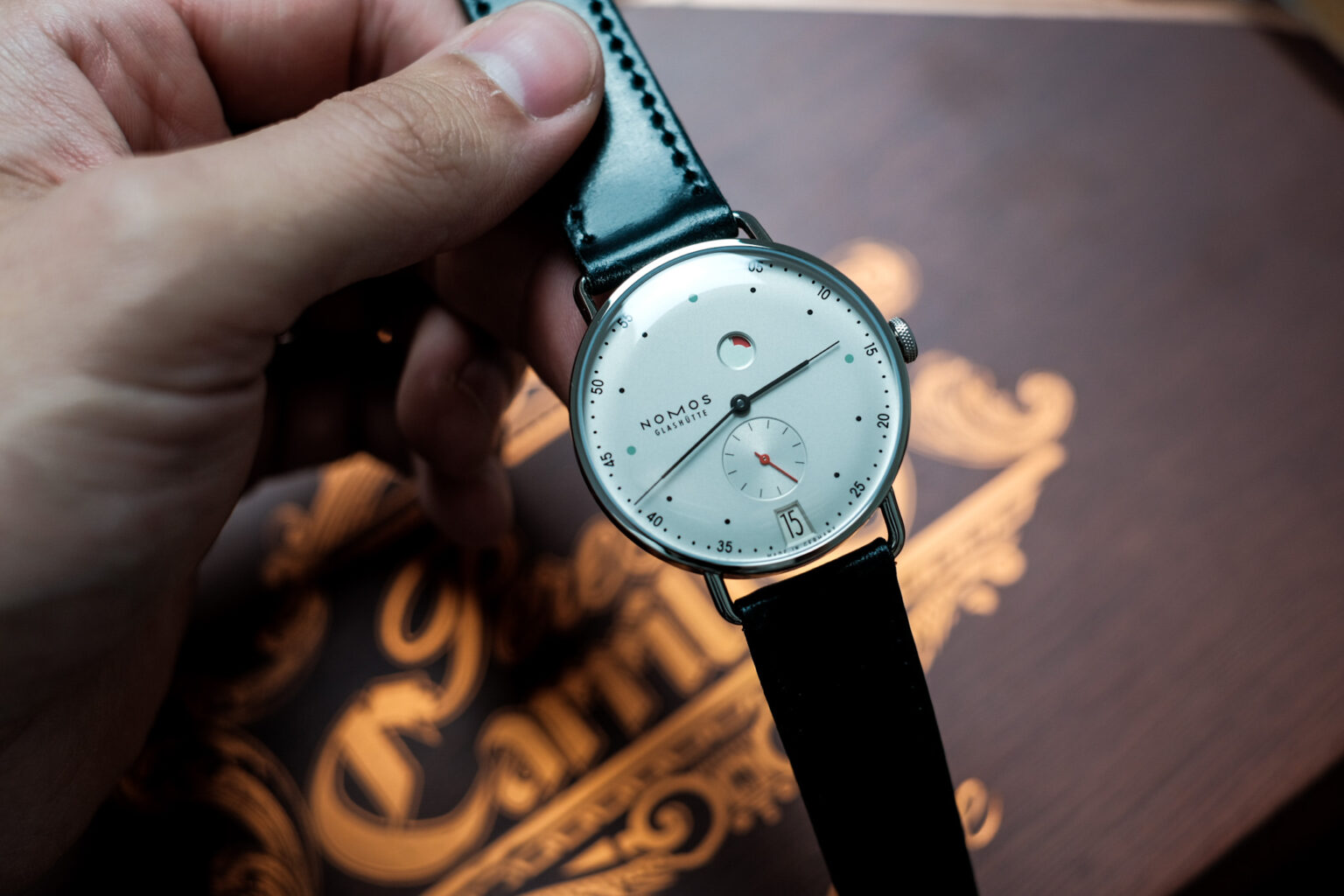 Nomos Metro Date Power Reserve Ref 1101 Watch Review - WatchReviewBlog