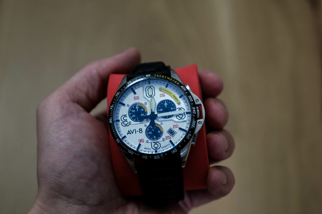 AVI-8 P-51 Mustang Tuskegee Airmen Chronograph Limited Edition Watch ...
