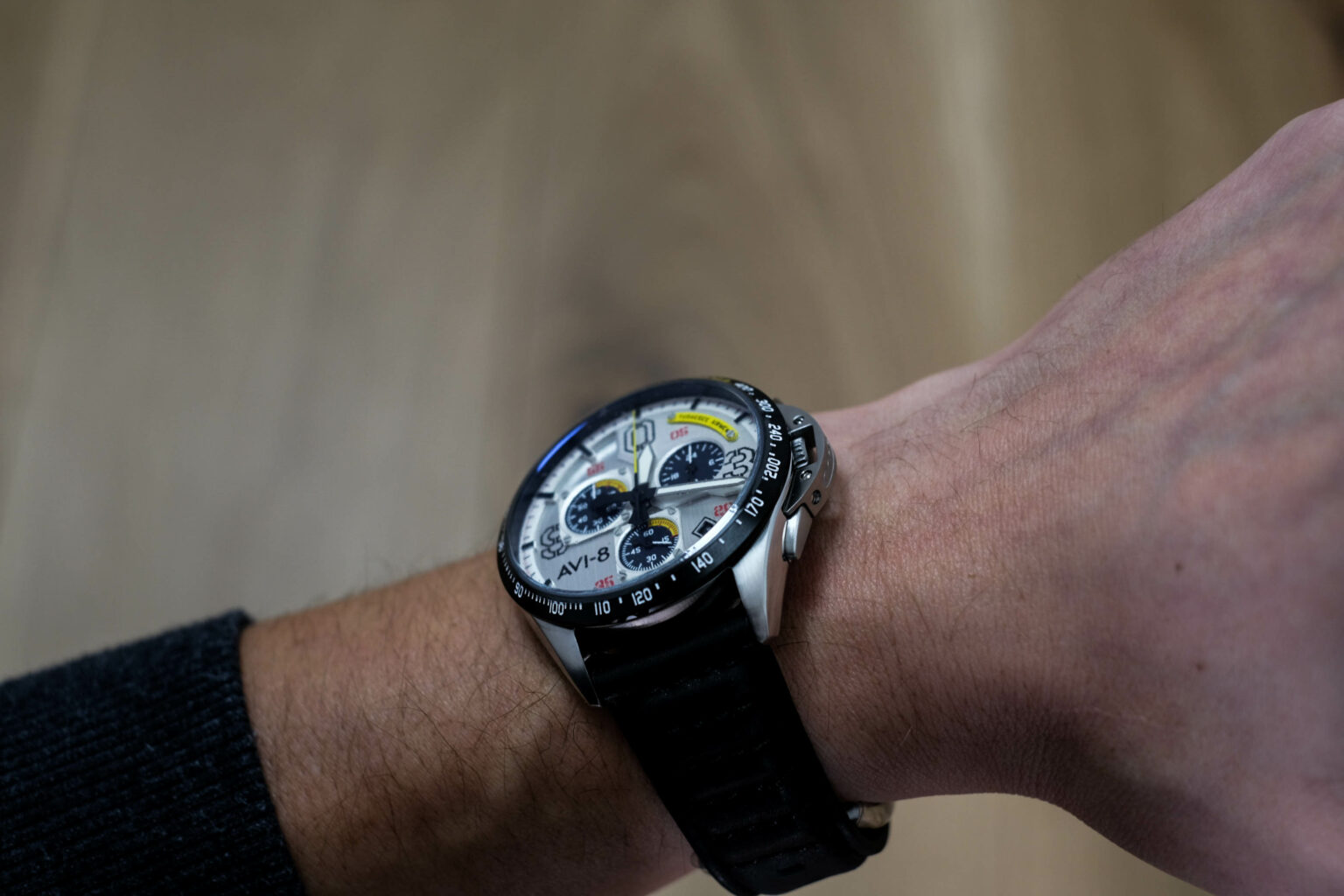 AVI-8 P-51 Mustang Tuskegee Airmen Chronograph Limited Edition Watch ...