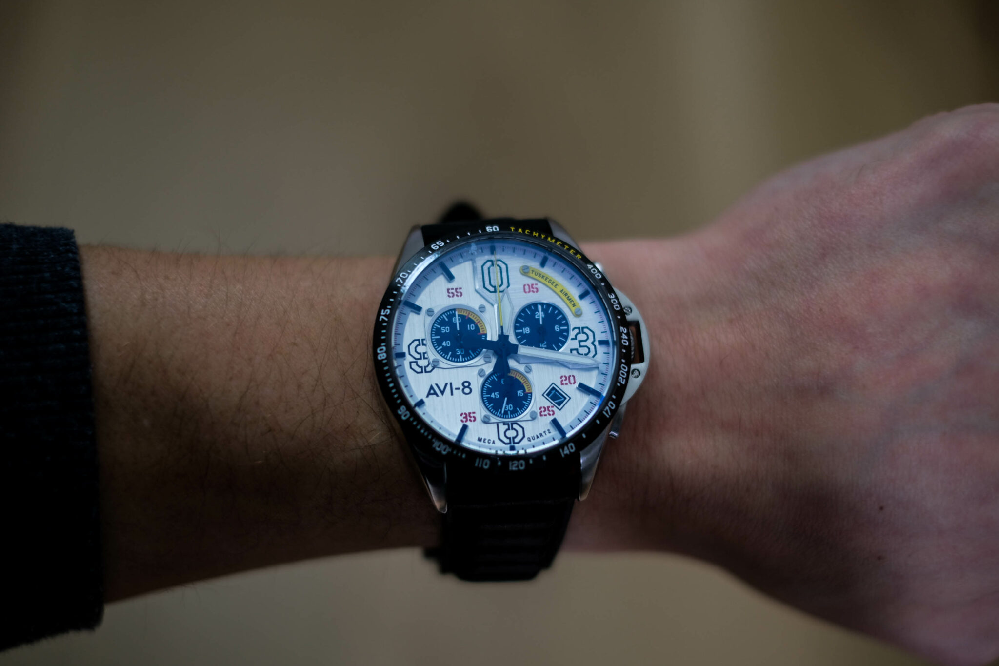 AVI-8 P-51 Mustang Tuskegee Airmen Chronograph Limited Edition Watch ...