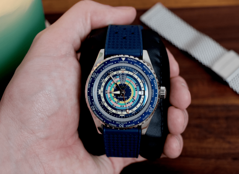 Mido Ocean Star Decompression Worldtimer Watch Review - WatchReviewBlog