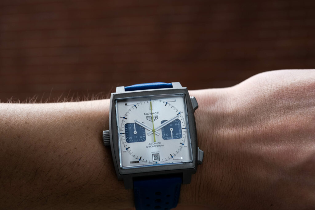 Tag Heuer Monaco Chronograph Limited Edition Racing Blue Watch Review ...