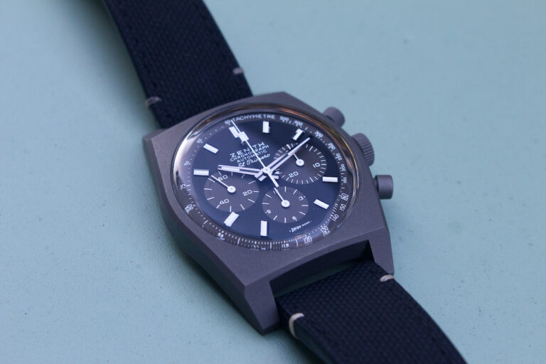 Zenith Chronomaster Revival Shadow Watch Review - WatchReviewBlog
