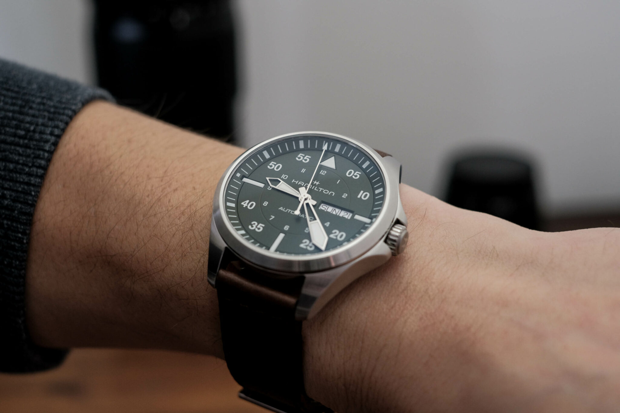 Hamilton Khaki Aviation Pilot Day Date H64635560 Review - WatchReviewBlog