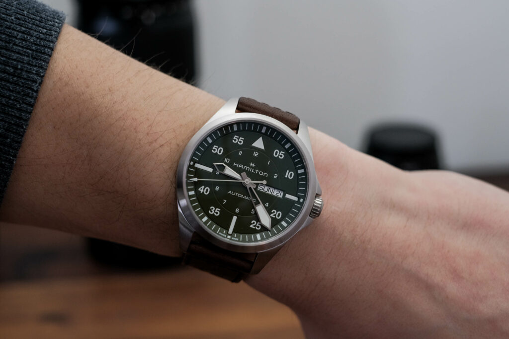 Hamilton Khaki Aviation Pilot Day Date H64635560 Review - WatchReviewBlog
