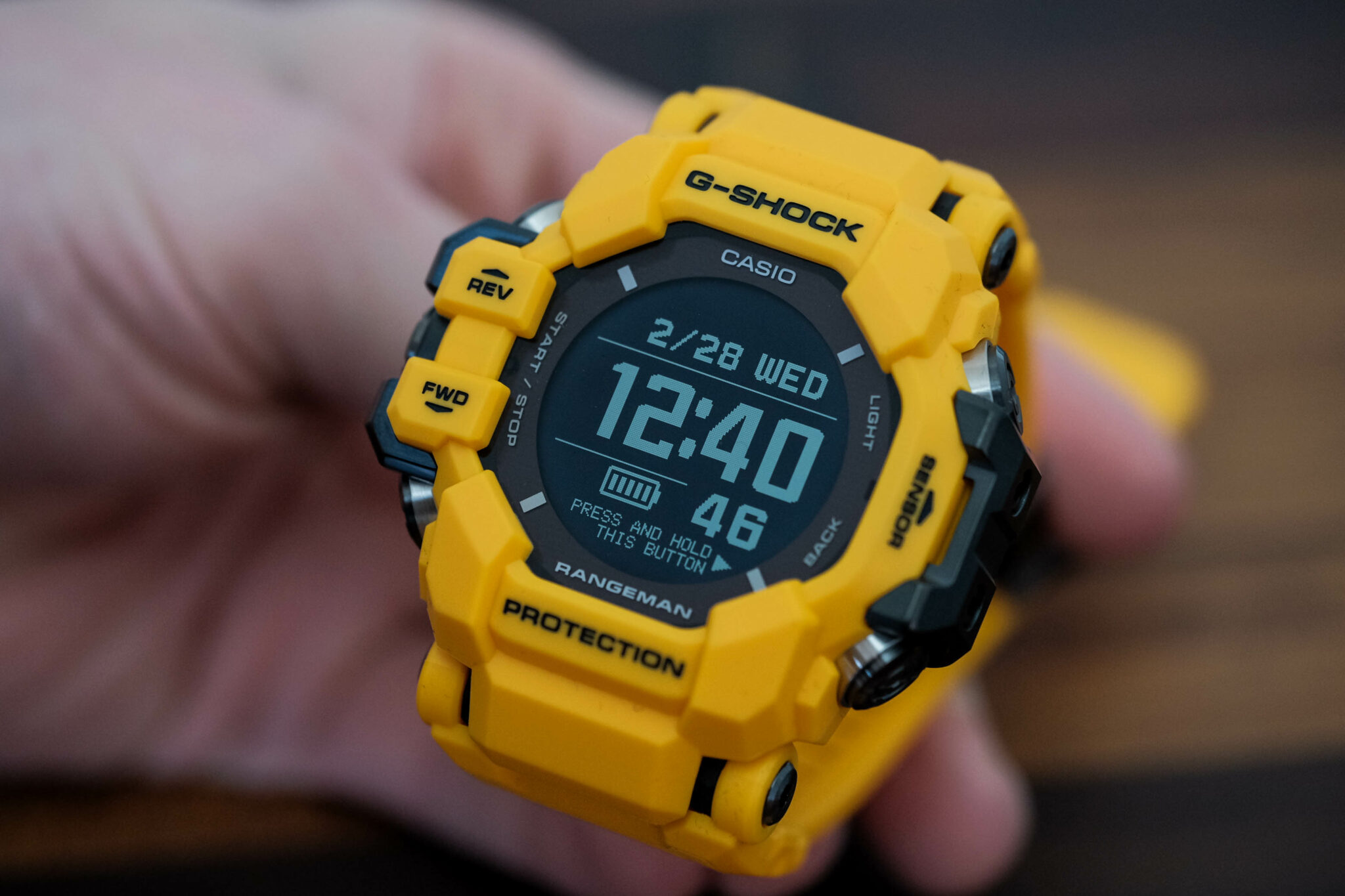 Hands-On with the Tough G-Shock Rangeman GPRH-1000 Master of G ...