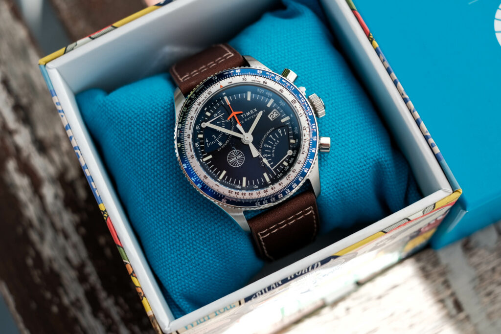 Hands-On with the Timex x Pan Am Fly Back Chronograph - WatchReviewBlog