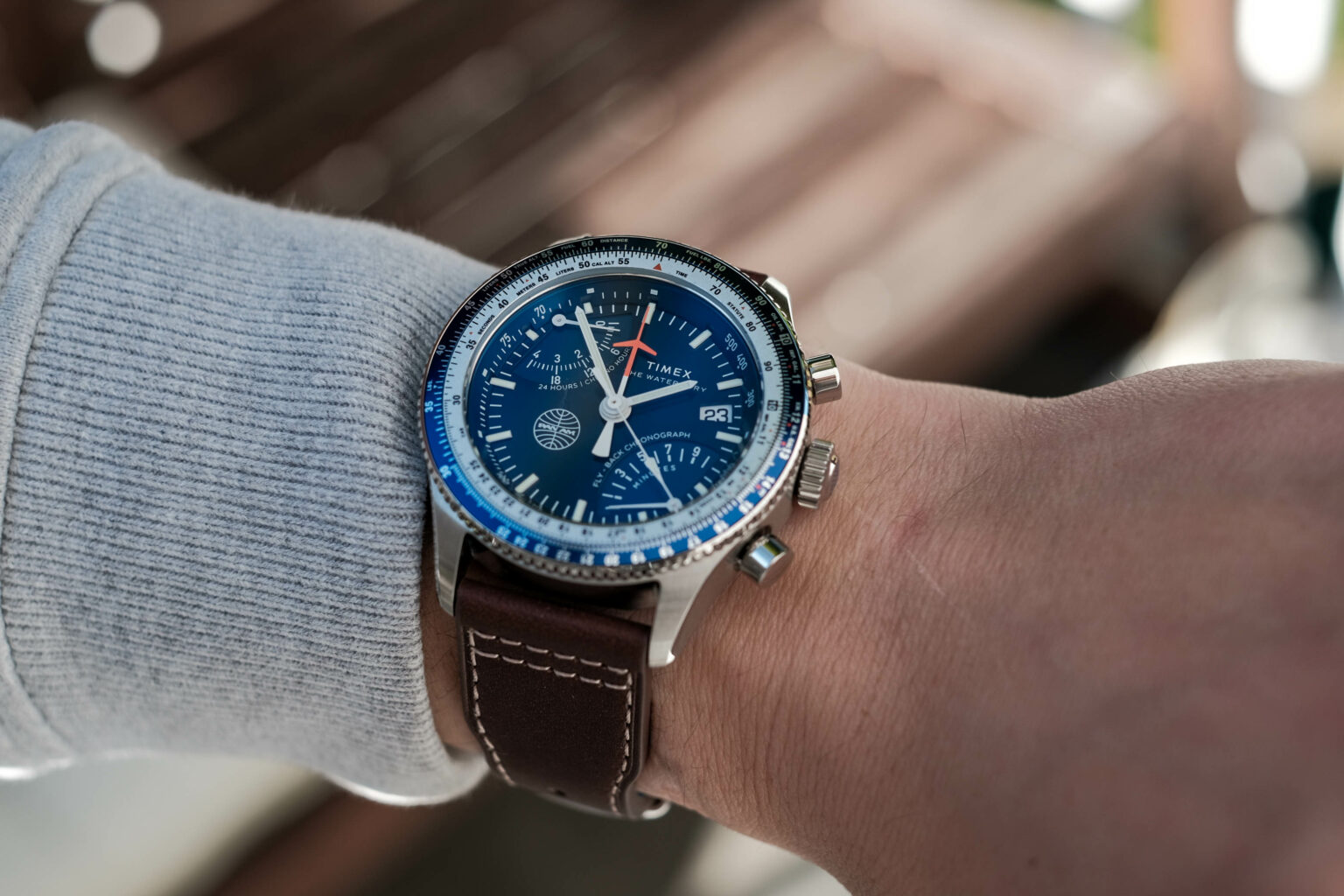 Hands-On with the Timex x Pan Am Fly Back Chronograph - WatchReviewBlog