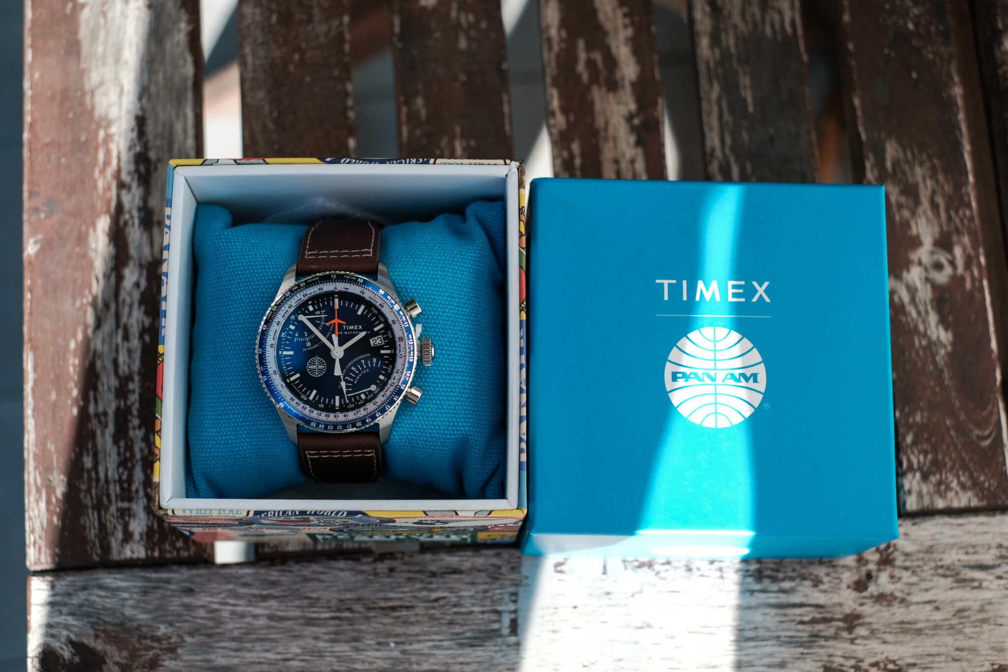 Hands-On with the Timex x Pan Am Fly Back Chronograph - WatchReviewBlog